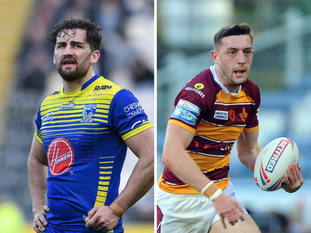 Warrington's Toby King and Huddersfield's Jake Wardle in swap deal