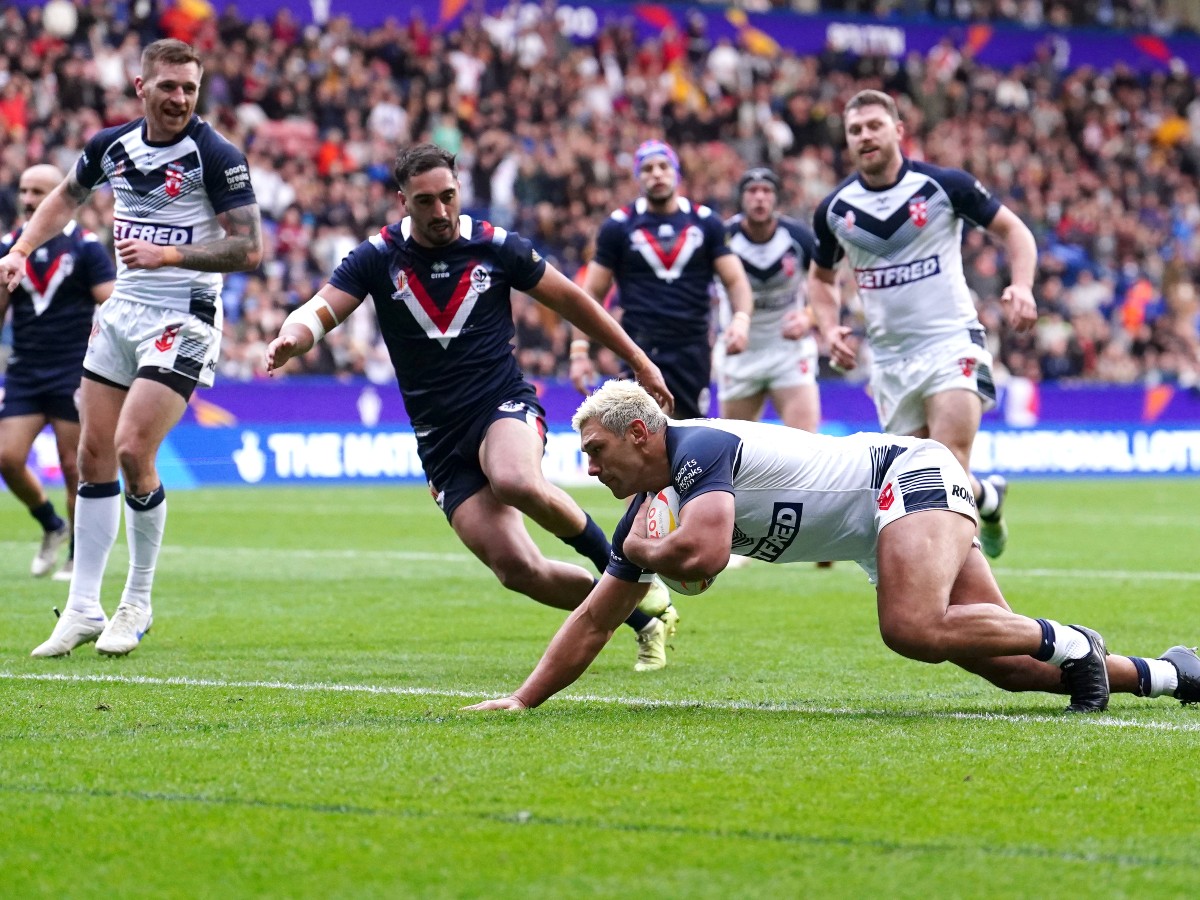 Ryan Hall enters top five all-time World Cup try-scorers in England win