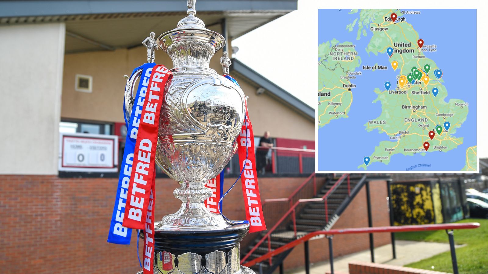 Challenge Cup map: A map of every game in the 2023 Challenge Cup