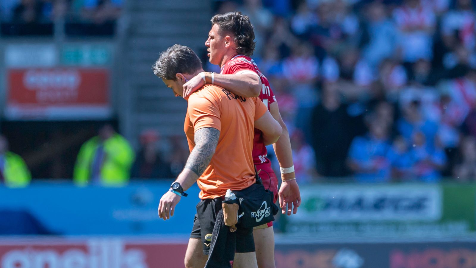 Salford forward suffers suspected broken ankle, says Paul Rowley