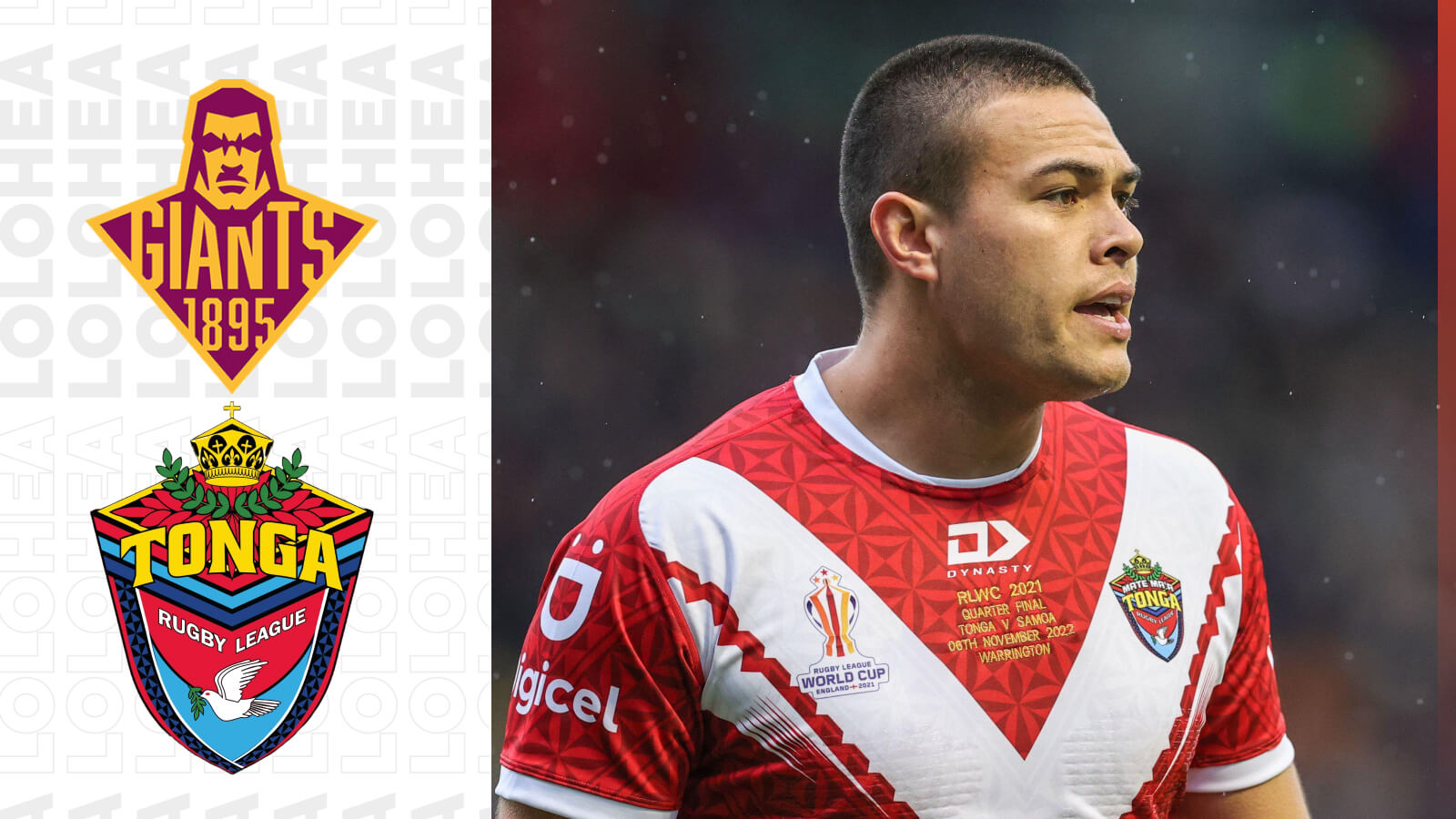 Huddersfield Giants star Tui Lolohea reflects on 'absolutely incredible' Tonga camp: 'Playing ...