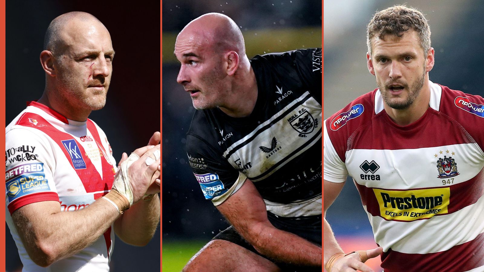 Hull FC, Wigan Warriors, St Helens icons in Super League's 400 club