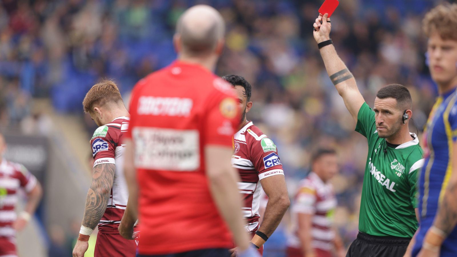 Matt Peet addresses 'poor' Adam Keighran red card in Wigan Warriors win