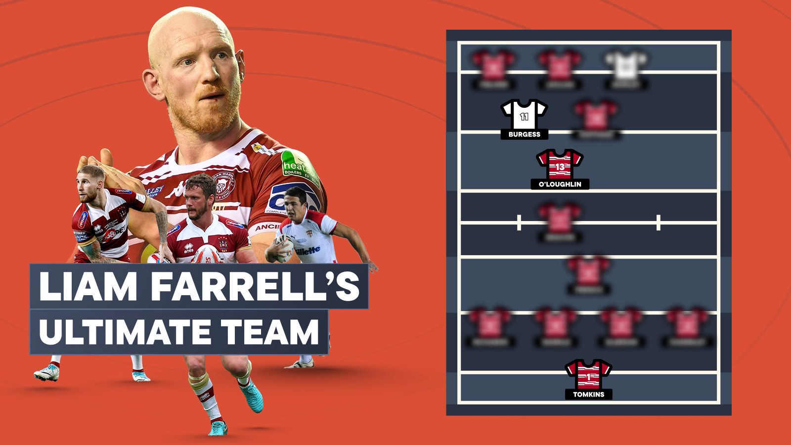 Wigan Warriors captain Liam Farrell picks his rugby league Ultimate Team