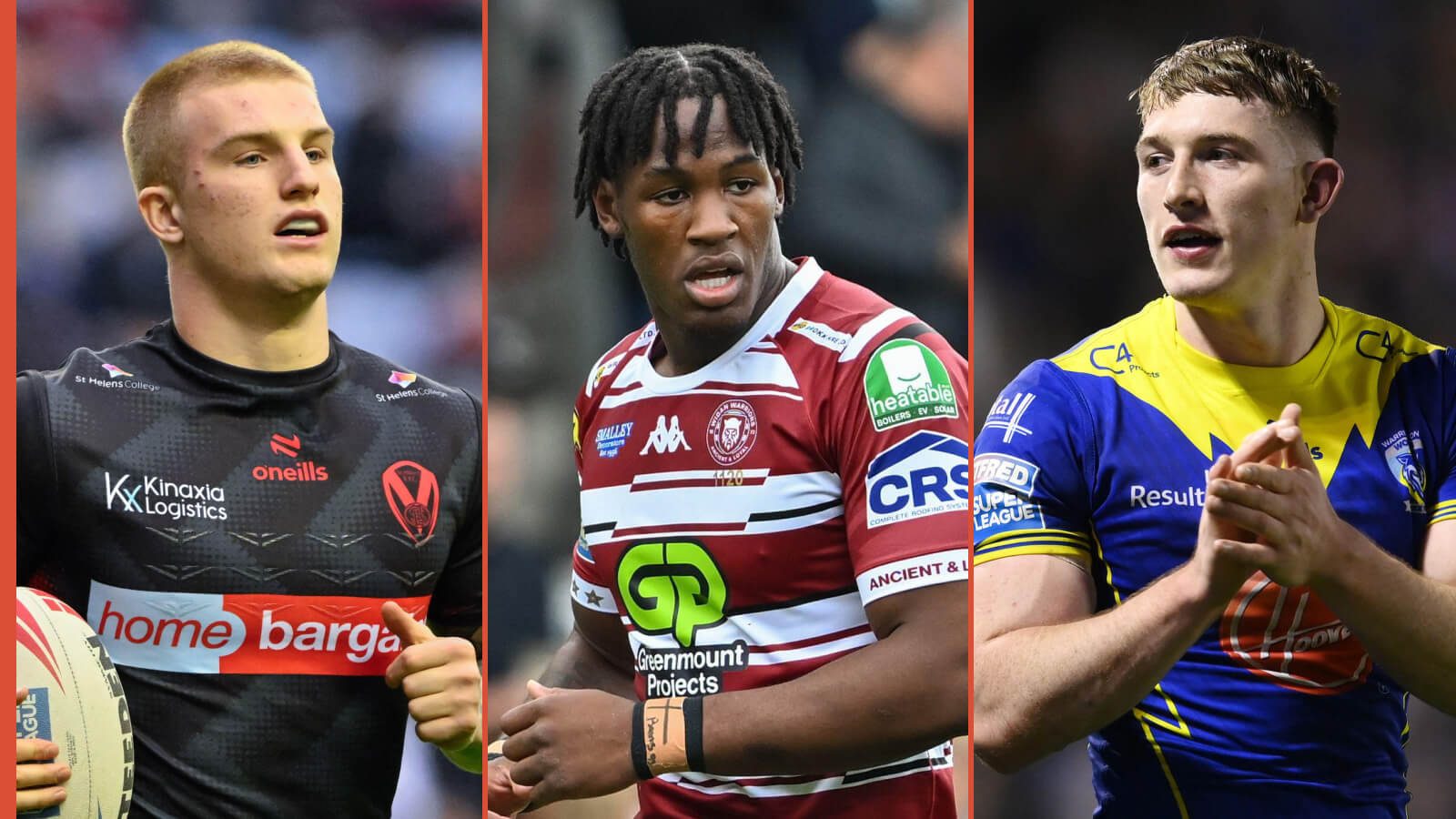 Wigan Warriors, St Helens stars shortlisted for Young Player of the Year