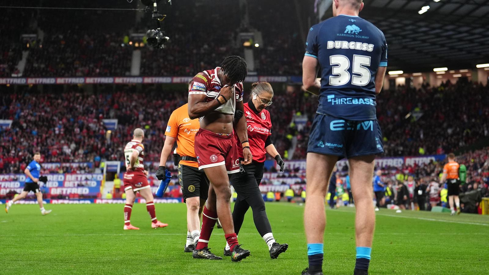 Wigan Warriors survive Junior Nsemba HIA scare in Grand Final
