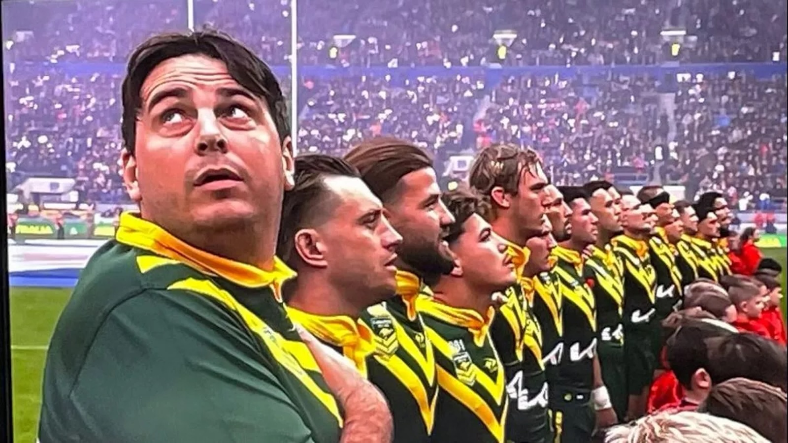 Infamous pitch invader 'Jarvo 69' lines up with Australia in Ashes