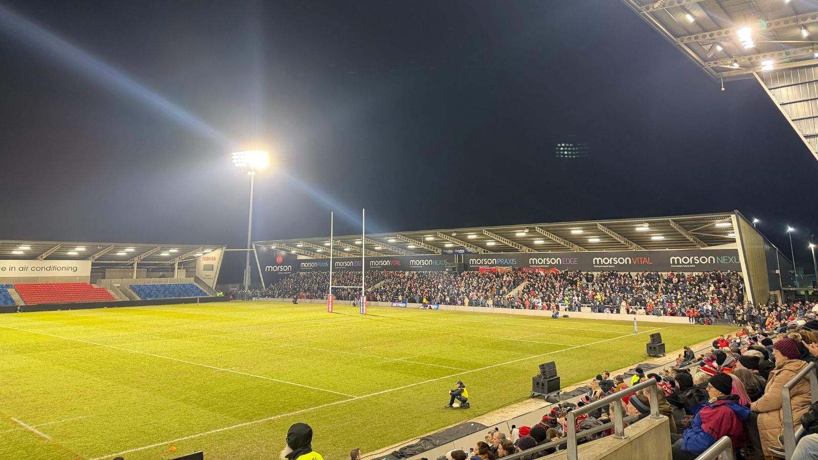 Salford RLFC draw bumper crowd for first game as Oldham prevail